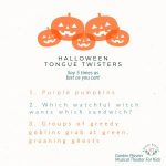 Halloween Tongue Twisters - Garden Players